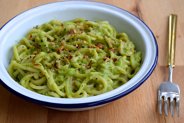 Student Suppers: Easy Avocado Spaghetti | Rachel Phipps