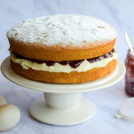 Duck Egg Victoria Sponge Cake | Rachel Phipps