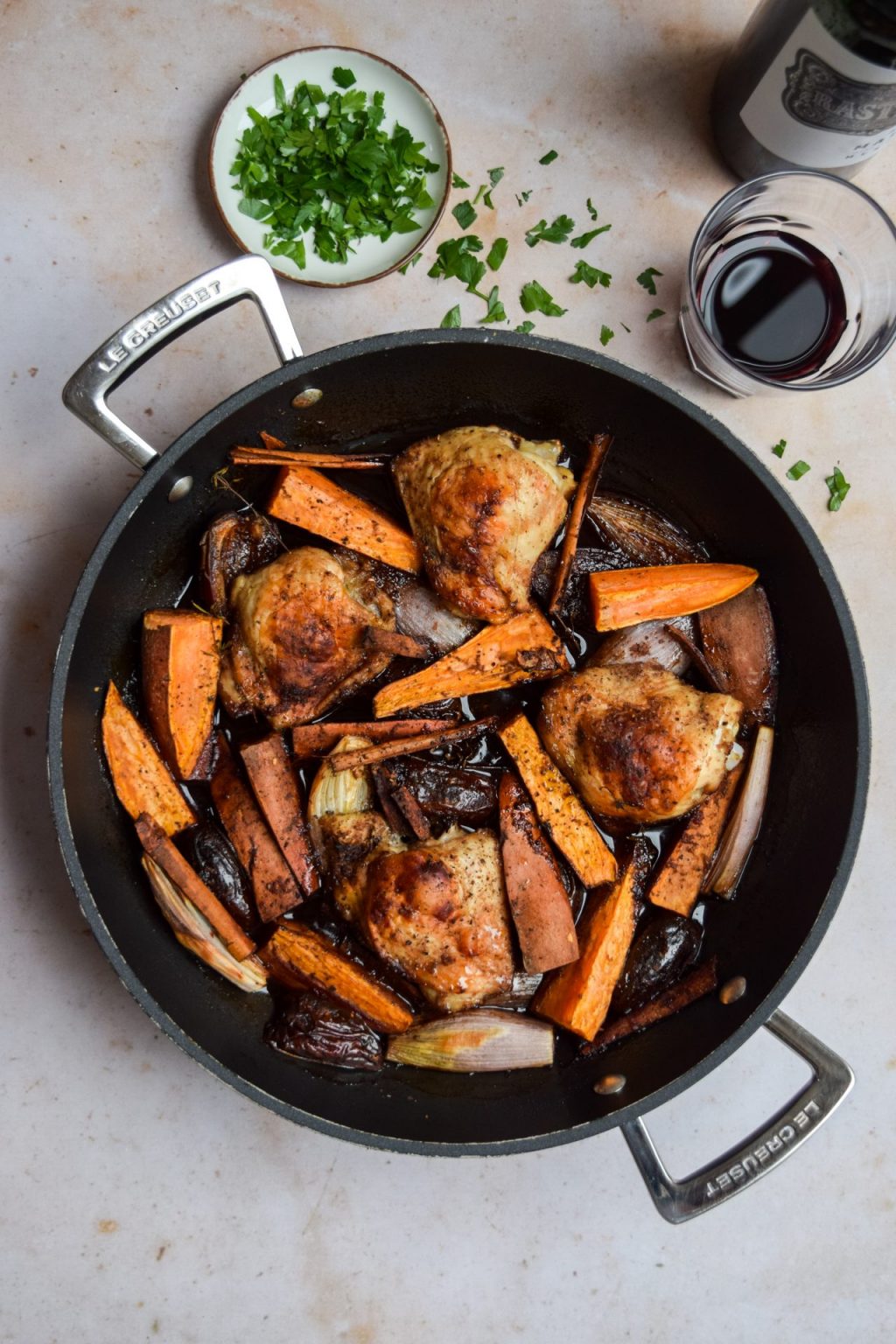 Recipe: One Pan Sweet Israeli Chicken | Rachel Phipps
