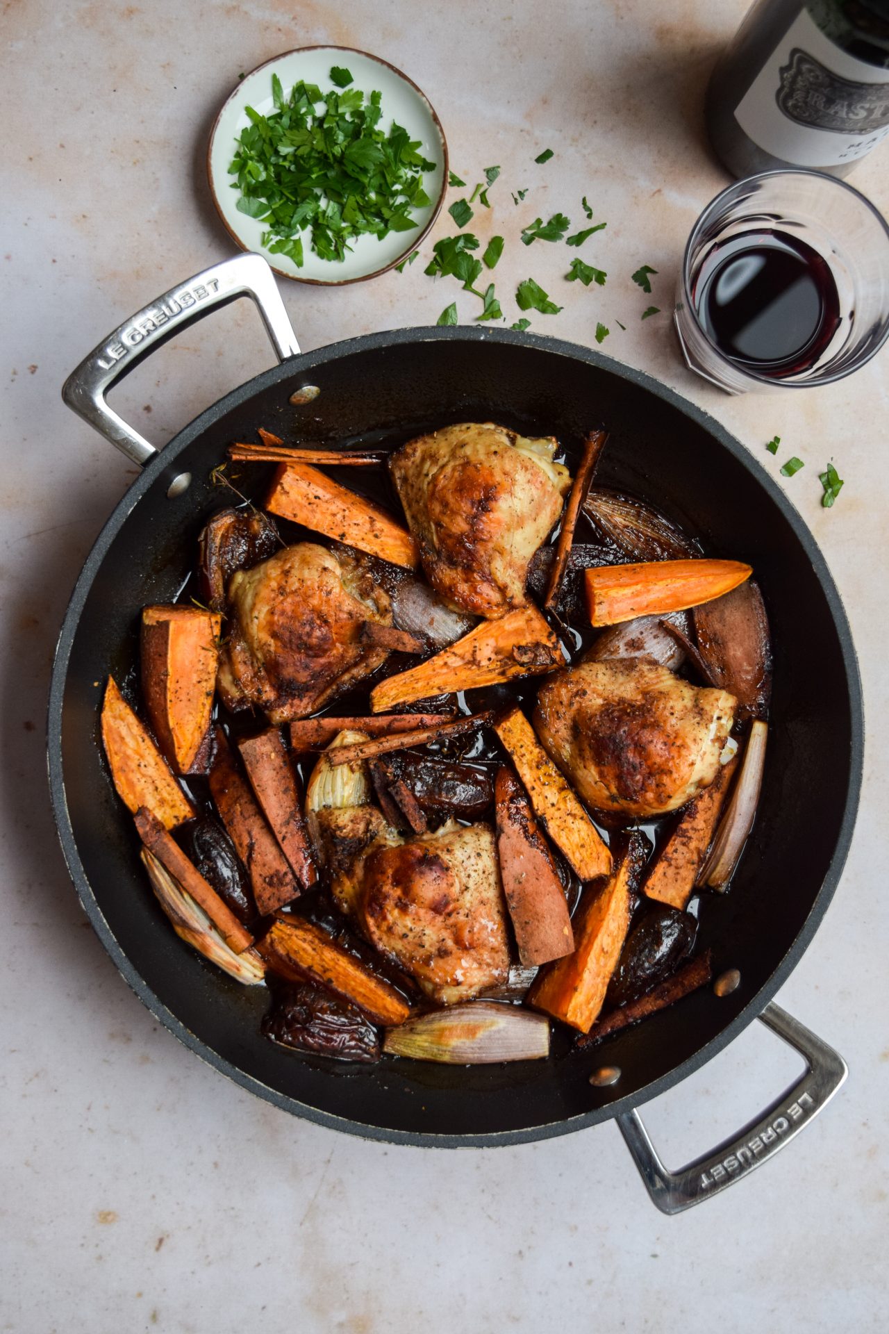 Recipe: One Pan Sweet Israeli Chicken | Rachel Phipps