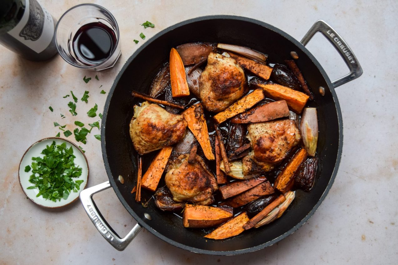 Recipe: One Pan Sweet Israeli Chicken | Rachel Phipps