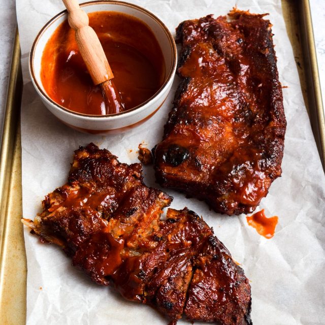 Best Ever Barbecue Ribs (Oven + Barbecue Options) | Rachel Phipps