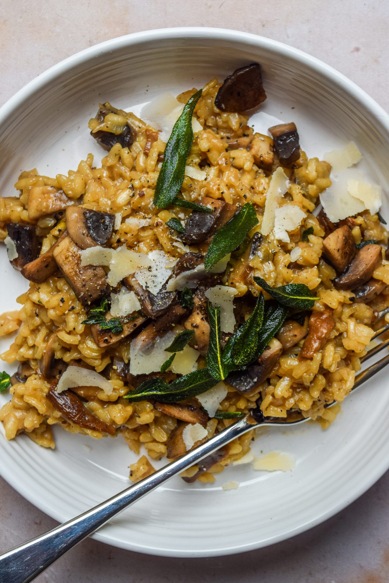 Easy Mixed Mushroom Risotto | Rachel Phipps