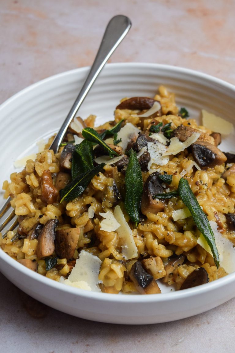 Easy Mixed Mushroom Risotto | Rachel Phipps