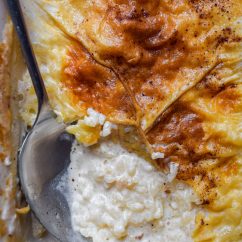 Proper Oven Baked Rice Pudding | Rachel Phipps