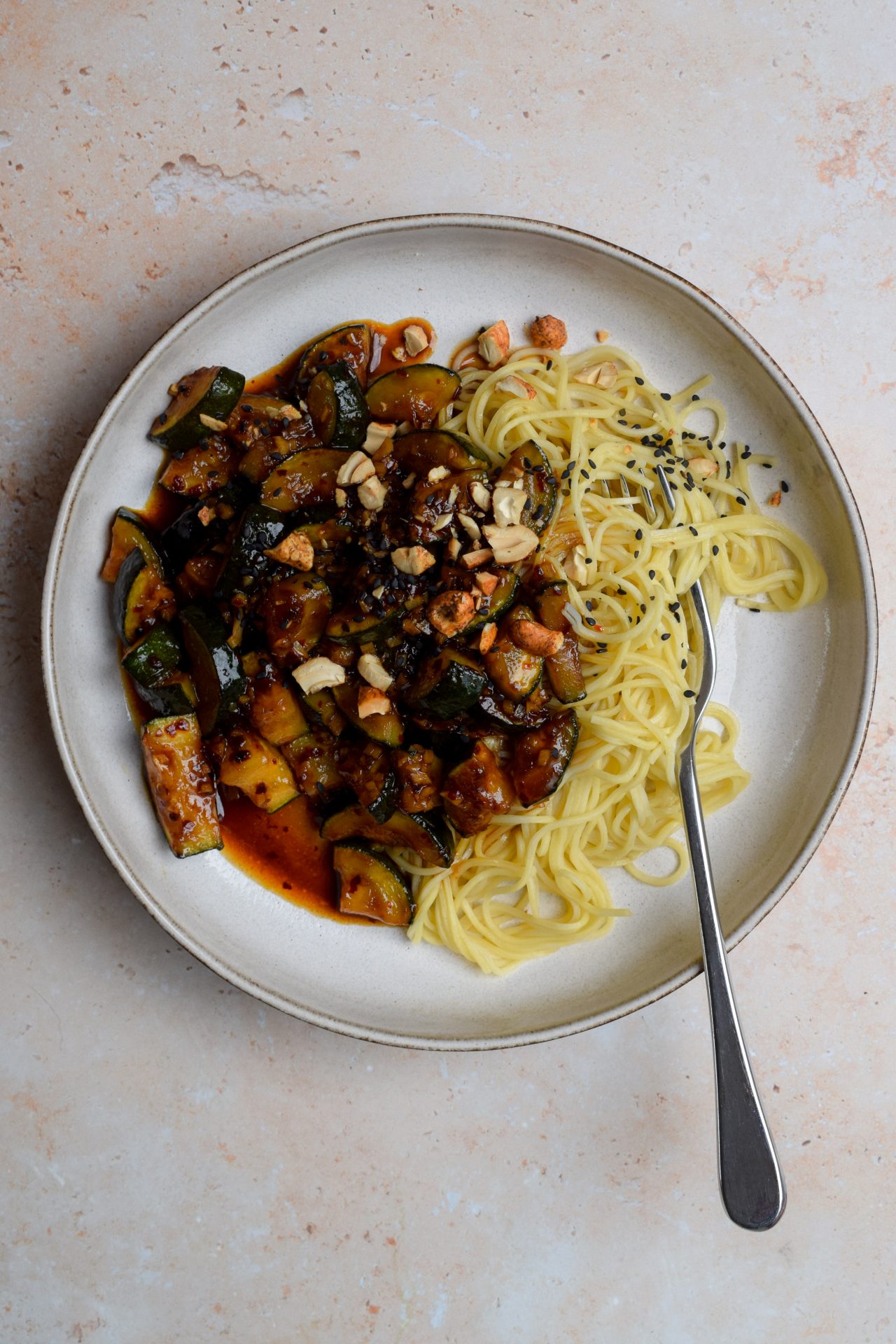 Chilli Garlic Courgette Stir Fry | Rachel Phipps