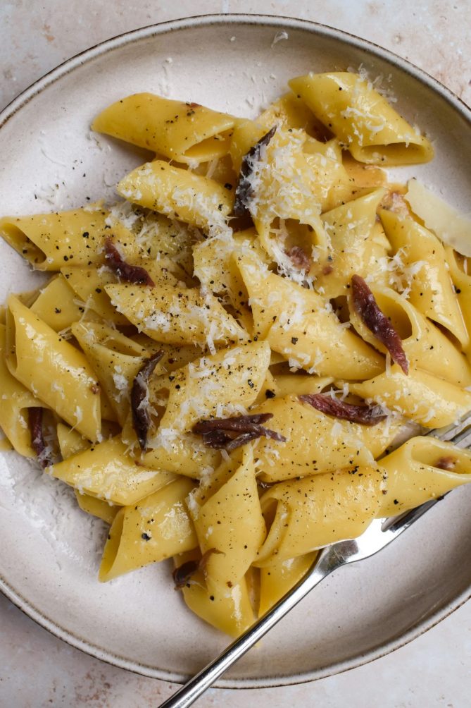 Anchovy Carbonara | Rachel Phipps