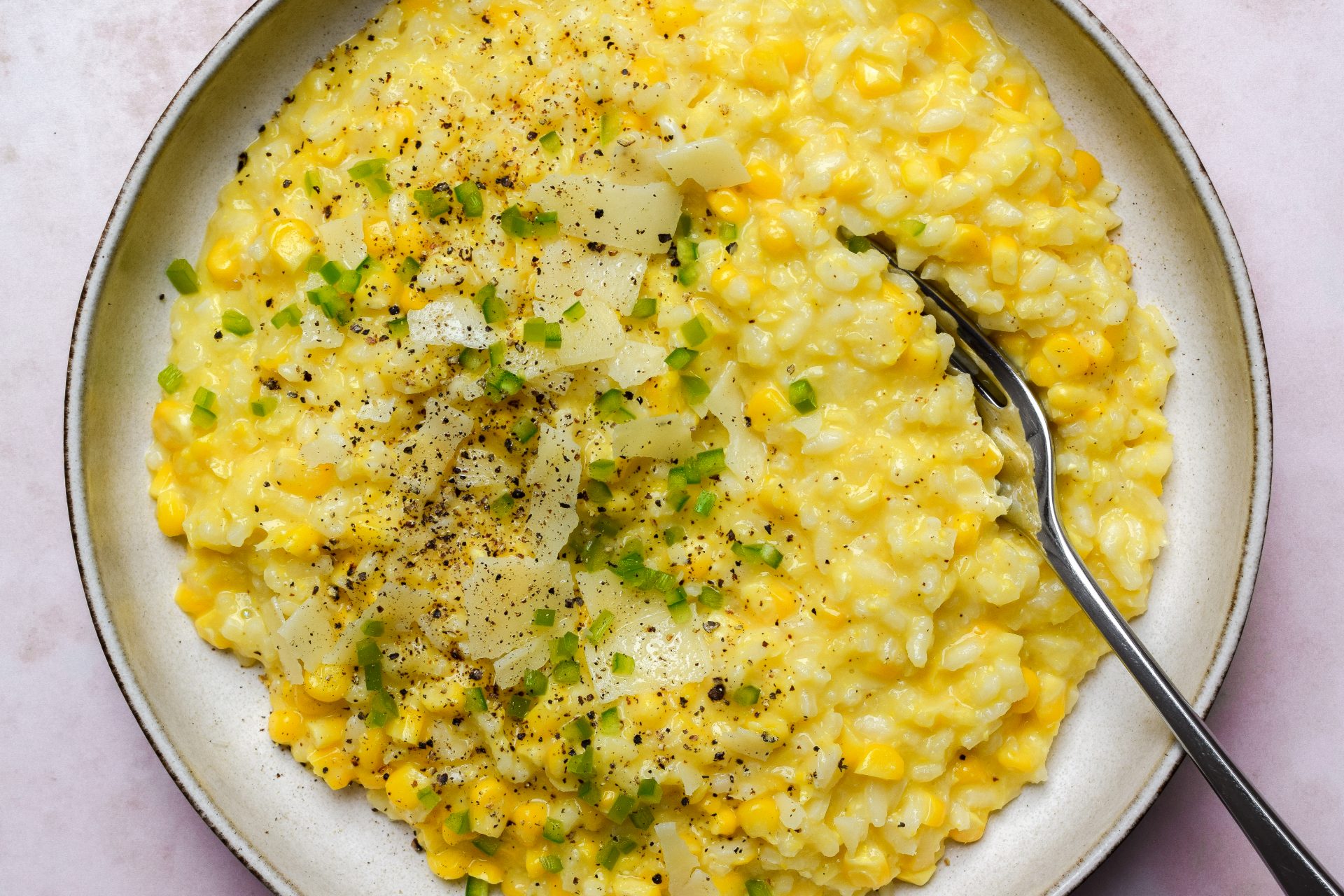 Creamy Corn Risotto | Rachel Phipps
