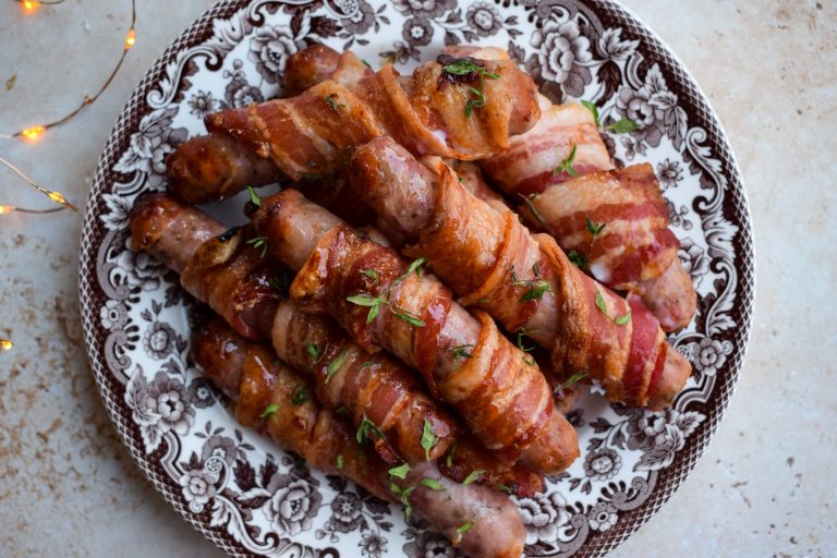 Sticky Maple Pigs in Blankets | Rachel Phipps