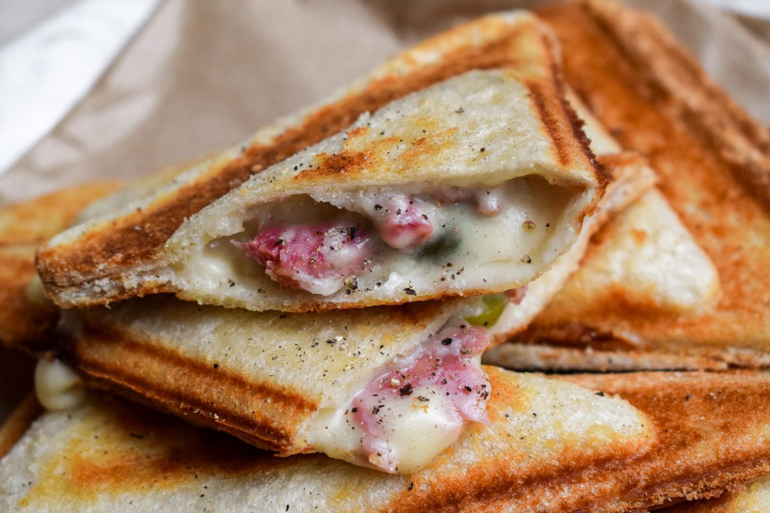 Leftover Ham and Mustard Béchamel Toasties | Rachel Phipps