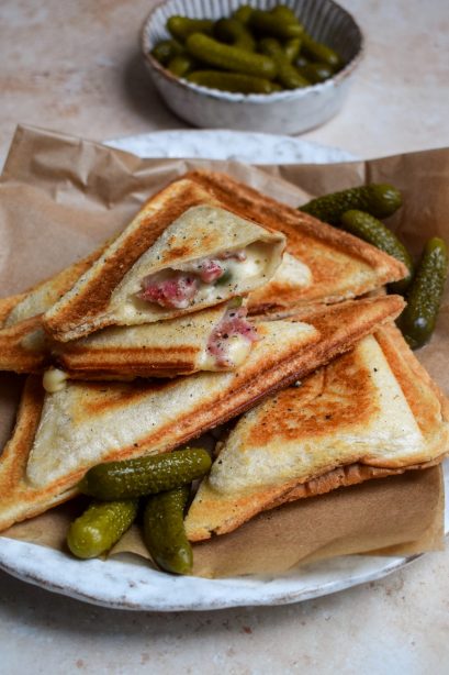 Leftover Ham and Mustard Béchamel Toasties | Rachel Phipps