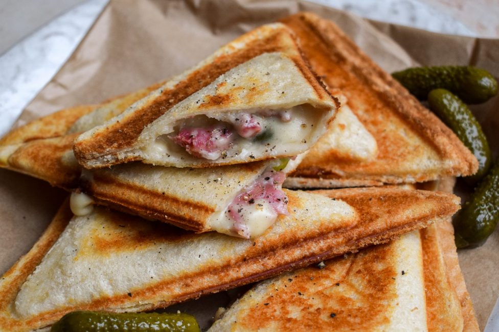 Leftover Ham and Mustard Béchamel Toasties | Rachel Phipps
