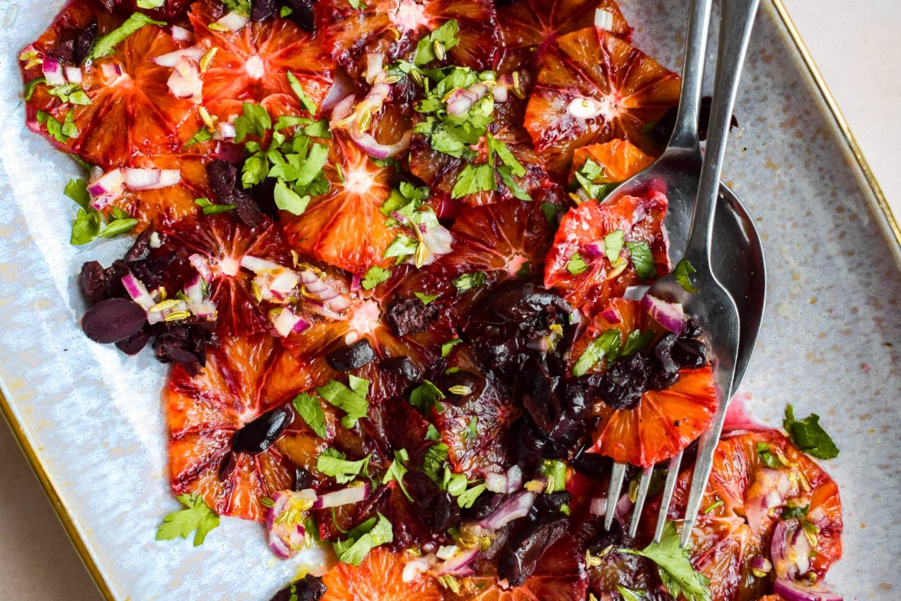 Blood Orange and Black Olive Salad | Rachel Phipps