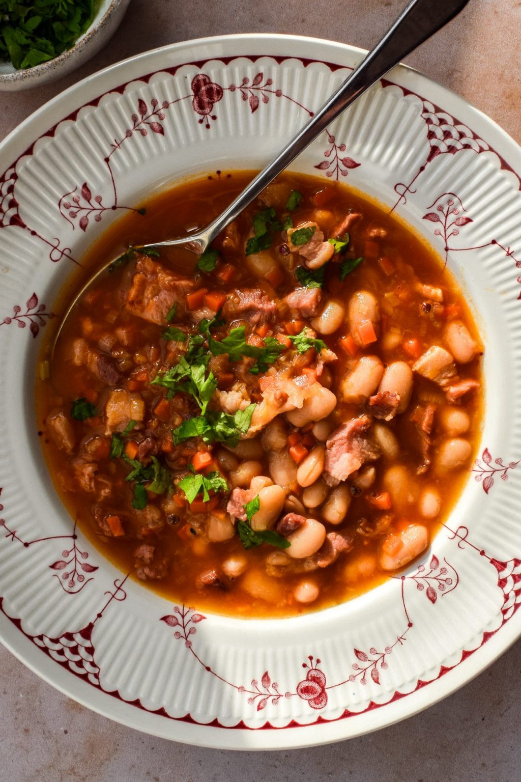White Bean and Bacon Soup | Rachel Phipps